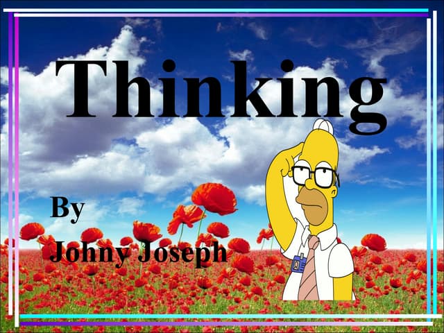 Psychology unit III- thinking | PPTX