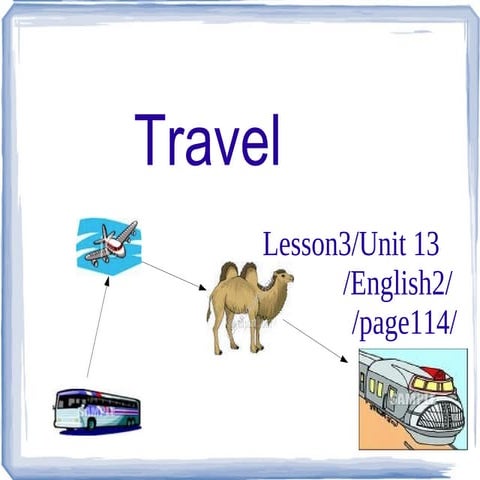 Unit3 travel | ODP