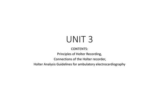Holter,ilr,elr | PPTX | Heart and Cardiovascular Diseases | Diseases and Conditions