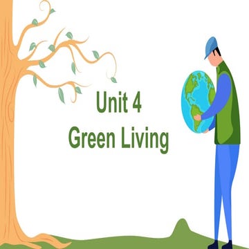 pathways unit 4 green living lifestyle pro | PDF