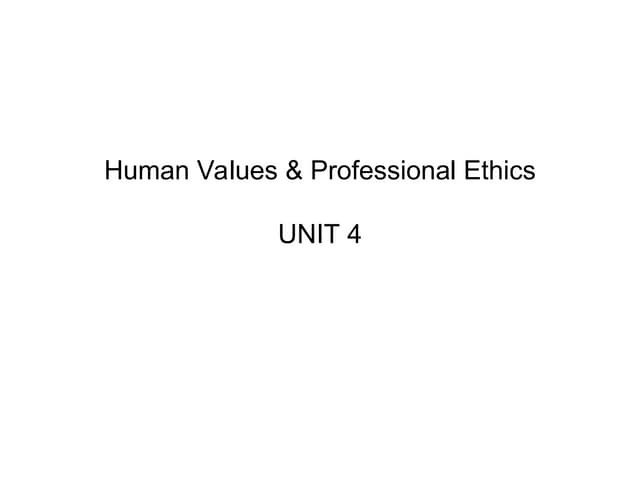HUMAN VALUES AND ETHICS -ORDER OF NATURE AND THEIR INTERCONNECTEDNESS ...