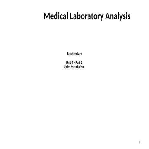 Unit 4-2 Lipids Metabolism medical .pptx