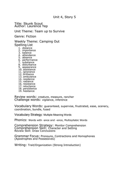 Unit 2 Story 5 Hurricanes | PDF