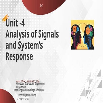 Unit 4-Analyisis of Signals and System Response.pptx