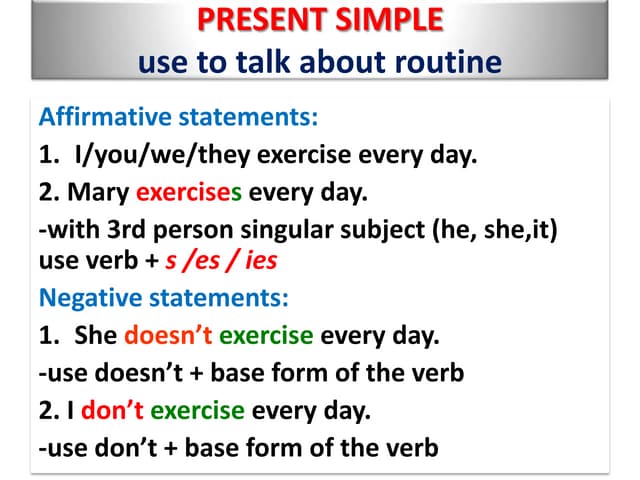 Present Simple | PPT