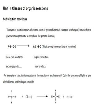 Unit 4, 5 and 6, Classes of Organic Chemical Reactions.pdf