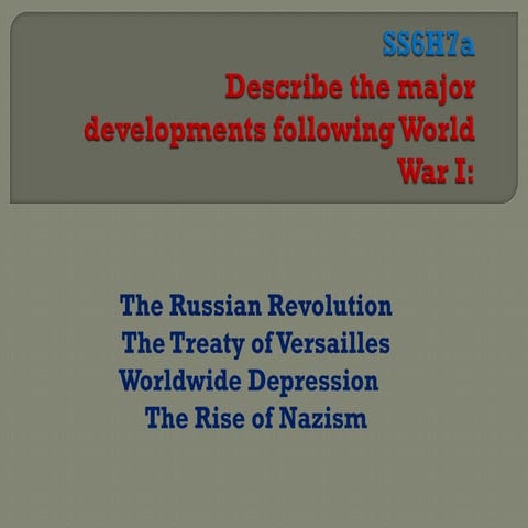 Unit 4 b powerpoint russian revolution wwii | PDF