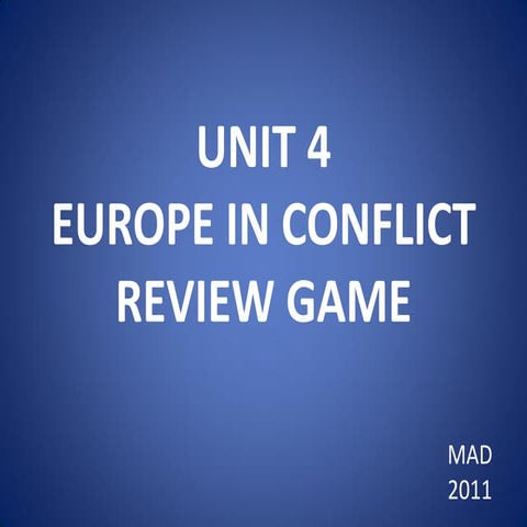 Unit 4b review game | PDF