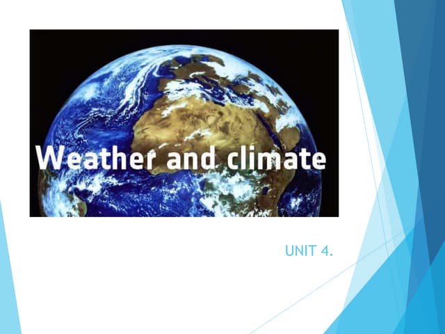 Weather and climate | PPTX