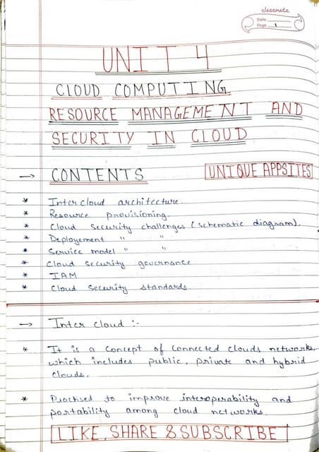 Unit 4 Cloud Computing Pdfunit 4 Cloud Computing Pdf