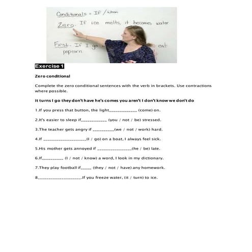 Unit 4(conditional homwork) | PDF