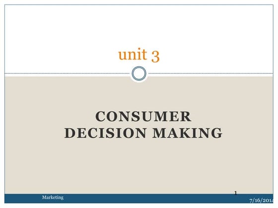 Analysing consumer buying behaviour and industrial buying behaviour | PPT