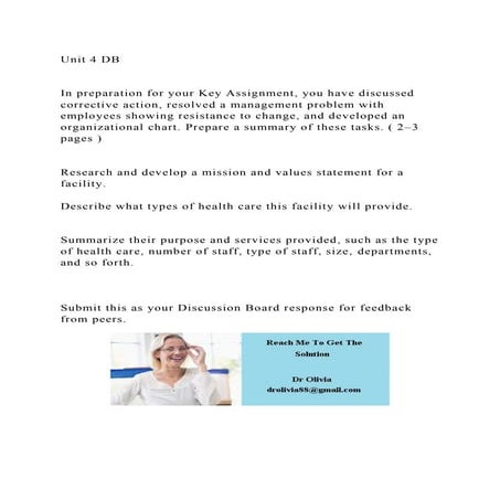 Unit 4 DBIn preparation for your Key Assignment, you have disc.docx