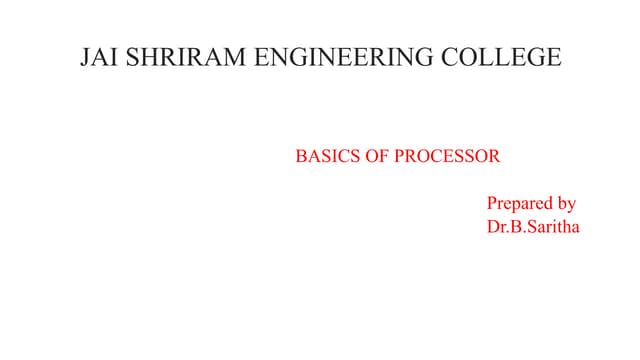 Basics Of Mips Architecture And Their Instruction Set Ppt