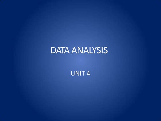 PRESENTATION OF STATISTICAL DATA | PPTX | Databases | Computer Software and Applications