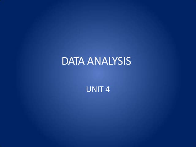 PRESENTATION OF STATISTICAL DATA | PPTX