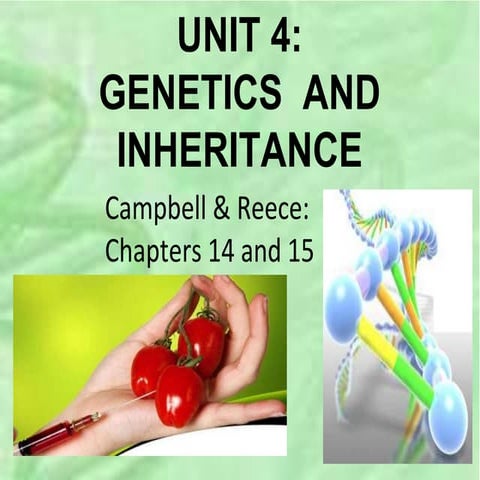 Genetics and Inheritance | PPT