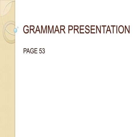 Unit 4 grammar presentation | PPTX