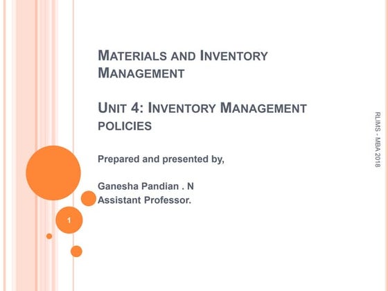 Example Warehouse Monthly Report Template | PDF