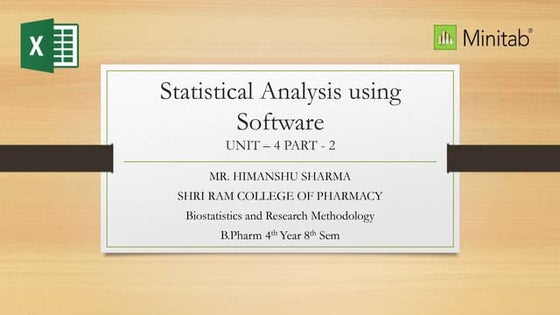 Epi Info- An Statistical Software | PPT