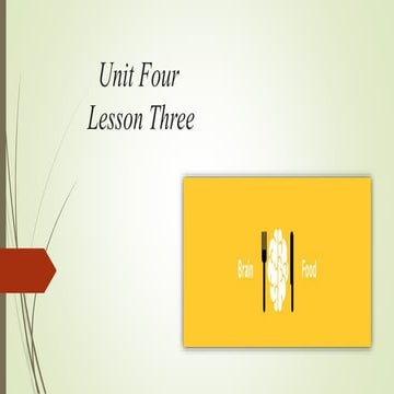 Unit 4 lesson 3 | PPT