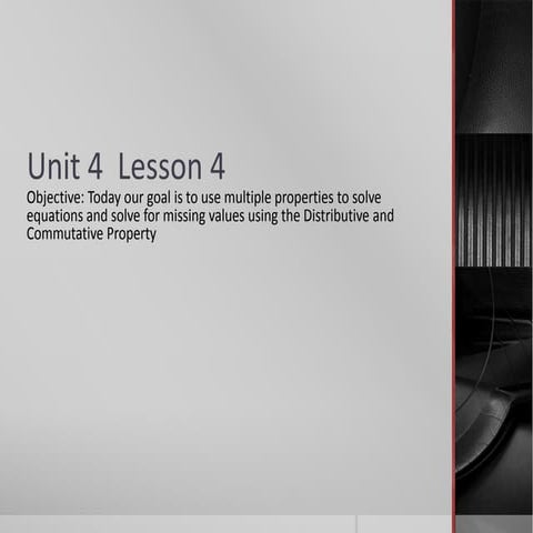 Unit 4 lesson 4 | PPT