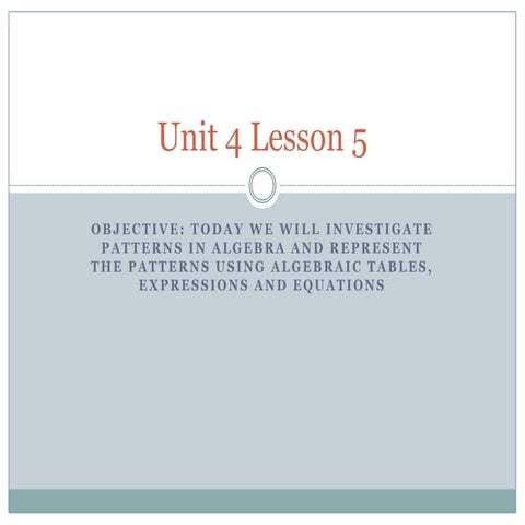 Unit 4 lesson 3 | PPTX