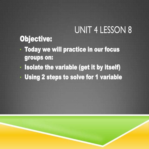 Unit 4 lesson 8 | PPTX