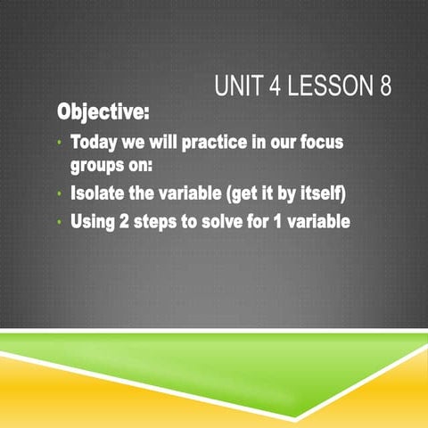 Unit 4 lesson 8 | PPTX