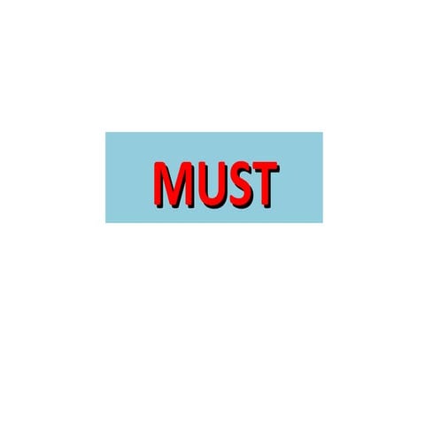 must | PPT
