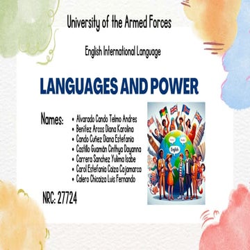 The Influence of Language and Power: From Latin to Global English | PDF