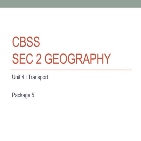 Unit 4 package 5 | PPT