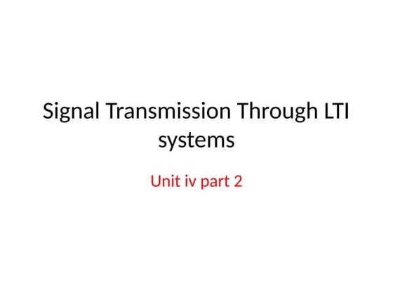 DSP Unit 1 Frequency selective filters.pdf | Technology & Computing