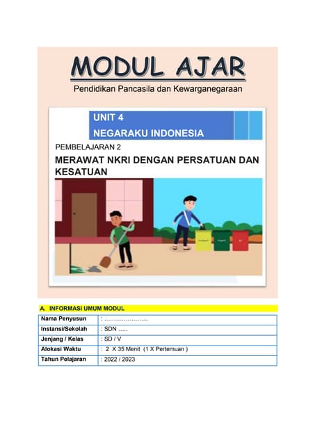 MODUL AJAR PENDIDIKAN PANCASILA (PPKN) KELAS 4 REVISI CP 032 KURIKULUM MERDEKA.pdf