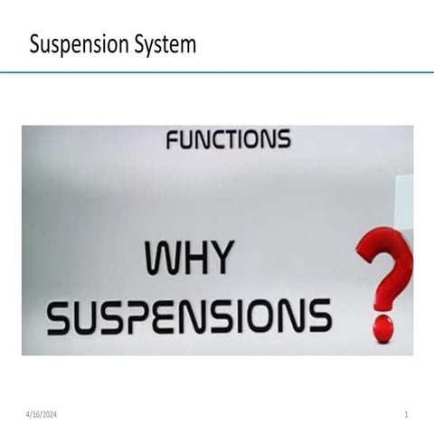 Unit 4 PPT.pdf Suspension steering and brakes | PPT