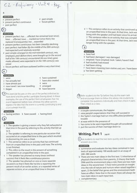 Proficiency masterclass unit 3 listening gaps | PDF