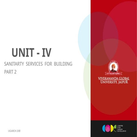 UNIT 4 SANITARY SERVICES FOR BUILDING PART 2.pptx