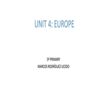 Unit 4, social sciences | PPT