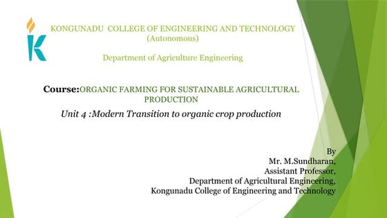 Philippine National Standard of Organic | PPTX