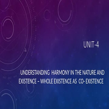 UHV-2 human values unit 4 Harmony in the nature and existence.pptx