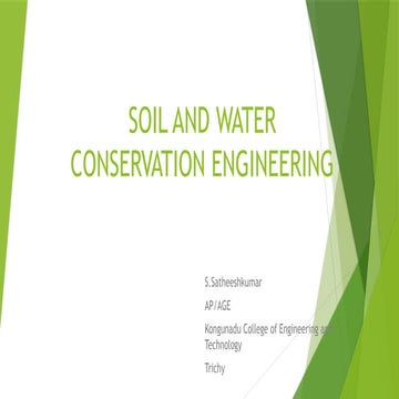 UNIT 4 WATER CONSERVATION MEASURES IN WATERSHED | PPTX