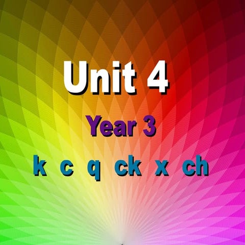 Unit 4 year 3 | PPT