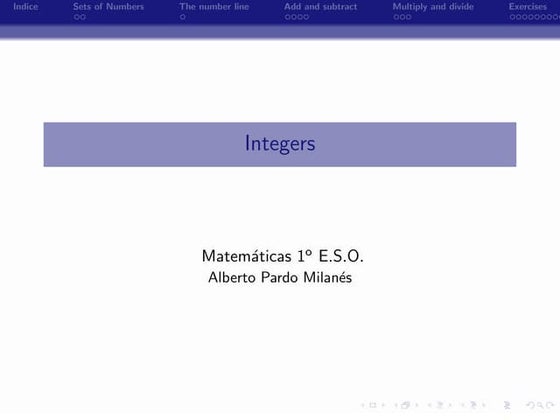 7th integers class 7 ppt | PPT