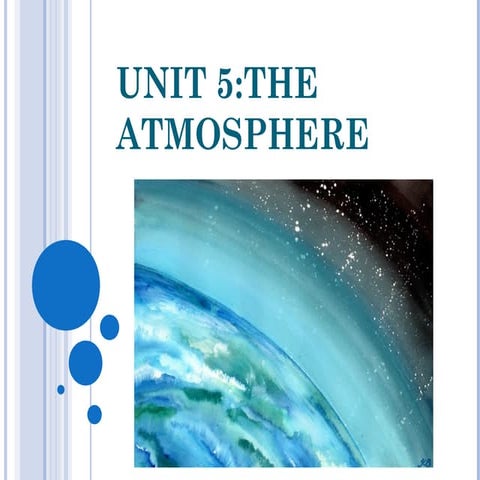 Unit 5: The atmosphere | PPT