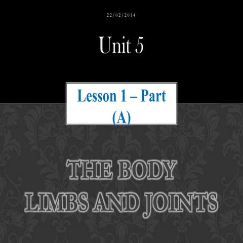 English for Nursing 1 - Unit 5 - PowerPoint | PPTX