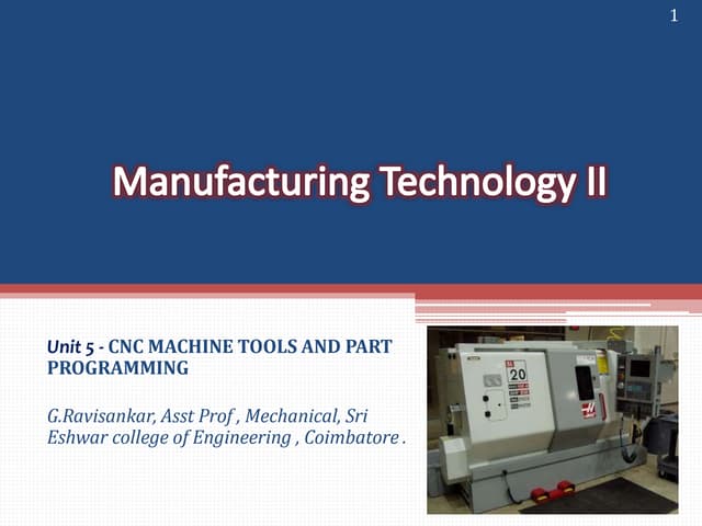 ppt on cnc | PPTX