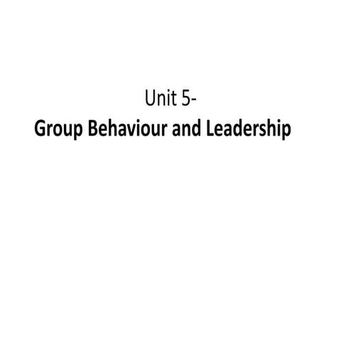 Unit 5 | PPT
