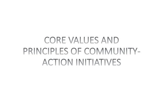 Community action | PPT