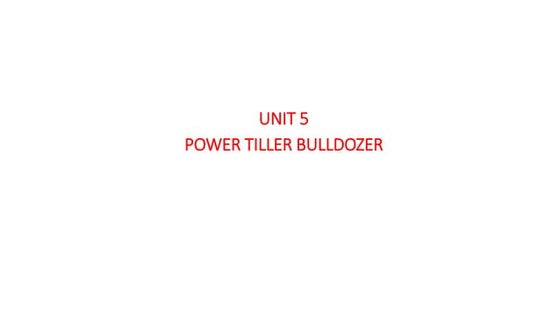 VST power tiller | PDF