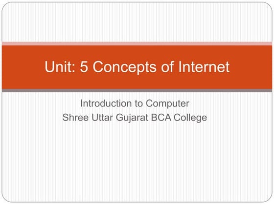 Unit 8 - ICT NET Materials (UGC NET Paper I).pdf | Internet | Computing